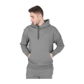 HUGO BOSS Homme, Sweatshirts et sweats à capuche, Gris, Taille: XL Sweat athleisure avec encolure ras du cou