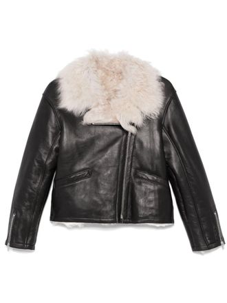 Durazzi Milano veste en cuir - Noir