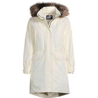 Lands End Expeditions-Daunenparka, Damen, Größe:48-50 regular, Weiß, Polyester, by Lands End