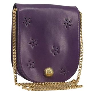 Celine Sac bandouli&egrave;re vintage doccasion - Femme - Pre-owned - Violet - Taille: ONE Size