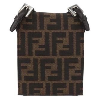 Fendi Pre-owned Leder Umh&auml;ngetasche - - Pre-owned - Damen - Braun - ONE SIZE