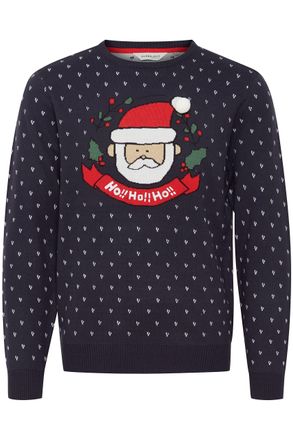 11 Project PRJulius Herren Weihnachtspullover Winter Pullover Strickpullover Weihnachtspulli mit Rundhalsausschnitt, Gr&ouml;&szlig;e:XL, Farbe:Dark Navy (194013)