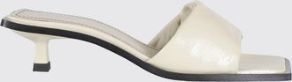 Alohas Sandales &agrave; Talons Femme couleur Cr&egrave;me