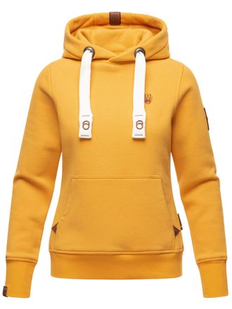 Navahoo Damen Hoodie Damlaa - Warmer Kapuzenpullover mit Hohem Kragen