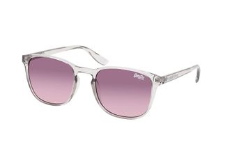 Superdry SDSUMMER6-108 Damen-Sonnenbrille, Grau / Violett-Rosa, Grau