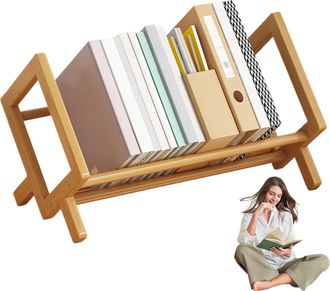 Generico Schreibtisch-Displayregal: Kompakter Regalst&auml;nder, verstellbarer Winkel, langlebiges Material, Konstruktion, Mehrzweck-L&ouml;sung | B&uuml;cherregal f&uuml;r B&uuml;cher