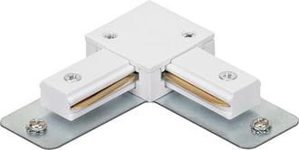 Briloner Schienensystem Rail Eckverbinder, Zubehör, Erweiterungskomponente, 86 mm, Weiß