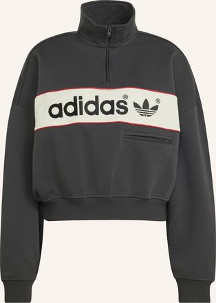 adidas Originals Adidas Originals Adisignature Ny Sweatshirt, Reissverschluss Bis Zur Brust schwarz