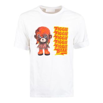 Neil Barrett Wei&szlig;es Baumwoll-T-Shirt - - Tops - Herren - Wei&szlig; - S