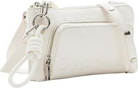 Desigual Half Logo 24 Lisa Crossbody Bag Creme White