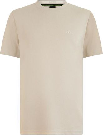 HUGO BOSS Homme, Tops, Beige, Taille: S T-shirt en coton &agrave; manches courtes