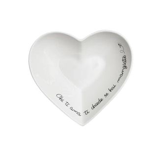 La Porcellana Bianca Le Onesti Herzschale Durchmesser 16 cm, Porzellan