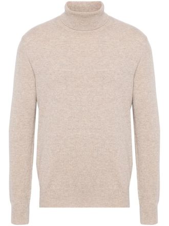 N.Peal pull Trafalgar à col roulé - Marron