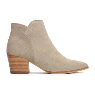 Kazar Graue Wildleder Cowboy Stiefel - - Shoes - Damen - Beige - 36 EU