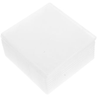 OSALADI 12 St&uuml;ck D&uuml;nne Transparente CD H&uuml;llen mit Schutzfolie Kompakte Aufbewahrungsbox f&uuml;r DVD und Medien Tragbar f&uuml;r Heimkino und Alltag
