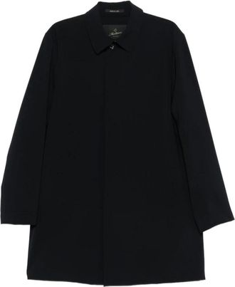 Montecore Homme, Manteaux, Bleu, Taille: M Single-Breasted Coat