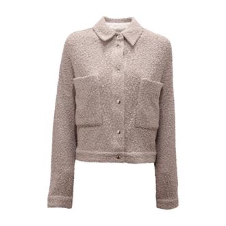 Iro Pabli Cropped Boucl&eacute; Jacket - - Jackets - Damen - Grau - S