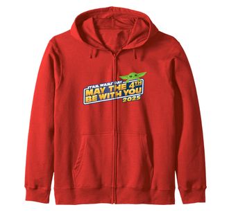 Star Wars Day: May the 4th Be With You 2025 Grogu Logo Kapuzenjacke