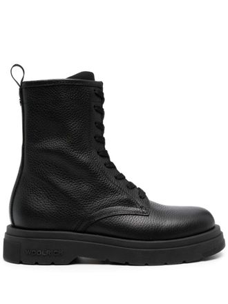 Woolrich bottines City &agrave; bout rond - Noir
