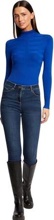 Morgan 132-MENTOS.M Pull, Bleuet M, XL Femme