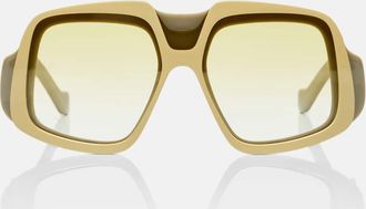 Loewe Eckige Sonnenbrille Collage Anagram