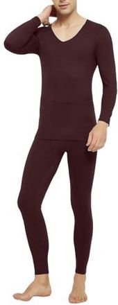 Generic Pyjama Homme Hiver Pyjama Polaire Homme Peignoir Automne Hiver en Flanelle &agrave; Fermeture &Eacute;clair Coupe Large Robe de Nuit &Eacute;paisse avec Ceinture