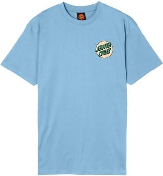 Santa Cruz Santa Cruz Screaming Rose Flash T-Shirt, Bleu pacifique, L