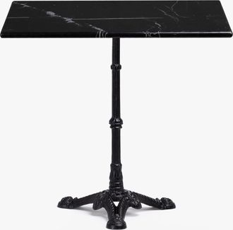 Sklum Roma Bistrotisch aus Marmor SCHWARZ Quadratisch