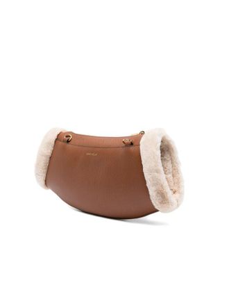 Coccinelle Womens Crossbody Bag Cognac-Natural Cow Leather - Crossbody-Bags Cognac/natural