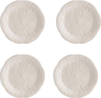 Bordallo Pinheiro Fruit Plate - Set 4 - Cabbage