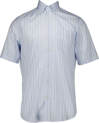 Paul & Shark Homme, Chemises, Bleu, Taille: 4XL Korte Mouw Overhemden