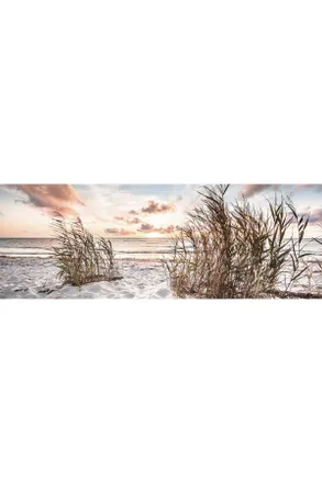 Euroart Glasbild, Mehrfarbig, Glas, rechteckig, 33x98x1.40 cm, Fotografie, einfache und schnelle Anbringung, glänzend, Bilder und Zubehör, Wandbilder, Glasbil