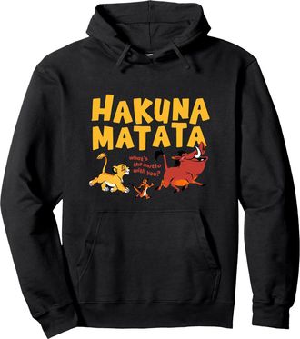 Disney The Lion King Simba Timon Pumbaa Hakuna Matata Walk Pullover Hoodie