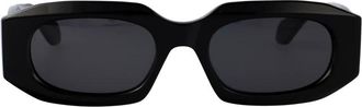 Alaia Lunettes de soleil rectangulaires - Femme - Accessoires - Noir - Taille: 53 MM