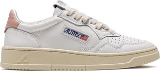 Autry Baskets Medalist Cuir Blanc, Rose