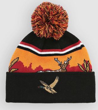 Dravus Sunset Pom Beanie black