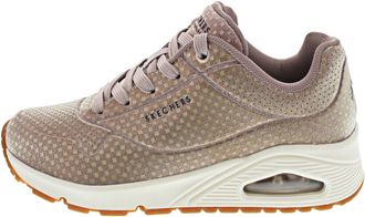 Skechers 177162 RSGD Schn&uuml;rhalbschuh Synthetik Damen in Gold - Gr. 40