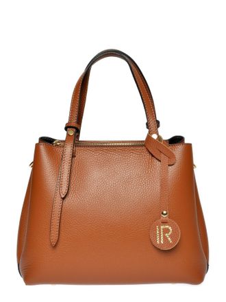Isabella Rhea Braun Rindsledertasche