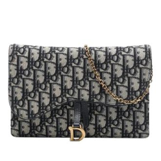 Dior Pre-owned Canvas Crossbody - - Pre-owned - Damen - Blau - ONE SIZE