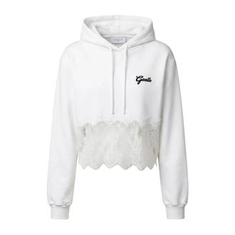 Ga&euml;lle Paris Damen, Sweatshirts & Hoodies, Wei&szlig;, SGr&ouml;&szlig;e