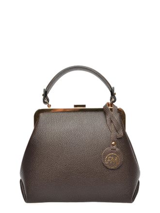 Roberta M Kastanienbraun Rindsledertasche