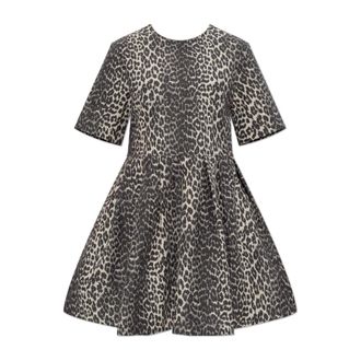 Ganni Kleid mit Blumenmotiv - - Dresses - Damen - Beige - XS