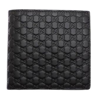 Gucci Portefeuille Bi-fold Pre-owned - Homme - Pre-owned - Noir - Taille: ONE Size