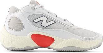 New Balance Unisexe Fresh Foam BB V3 en Blanc/Rouge, Engrener, Taille 40.5 Large