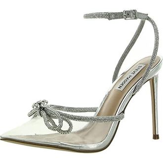 Steve Madden Womens Viable Pump, Transparent, 38-39 EU