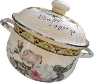 Aboofan Doppelohr Suppentopf Aus Hochwertigem Material Langlebiger Kochtopf Mit Verdicktem Boden Praktisch Für Haushaltsgeschirr Leicht Zu Reinigen Transporti