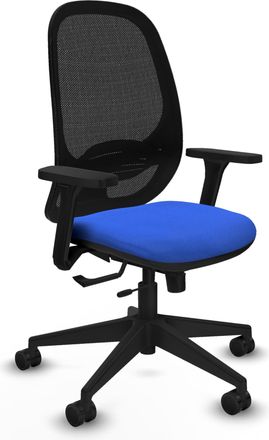 Piqueras y Crespo Computerstuhl, zylindrisch, mit 3D-Armen, h&ouml;henverstellbare Lendenwirbelst&uuml;tze, ausgestattet mit Syncro/Traslack und Schneideschaum, mit Rollen von 65