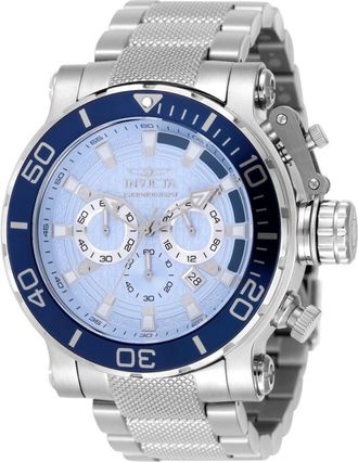 Invicta Coalition Forces 50226 Herrenuhr - Quarzwerk - Edelstahl mit blauem Zifferblatt - 52 mm