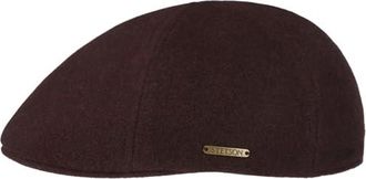 Stetson Casquette Texas Wool Gatsby Cap Homme - Casquettes Gavroche Forme de Bec avec Visiere, Doublure, Doublure Hiver Automne-Hiver - S (54-55 cm) Bordeaux