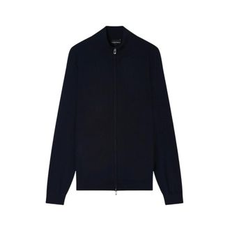 Emporio Armani Herren, Strickwaren, Blau, MGr&ouml;&szlig;e